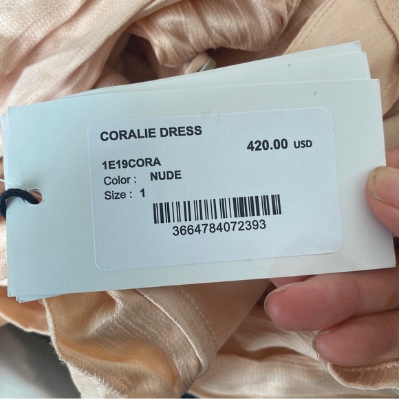 ba&sh | Dresses | Bash Paris Coralie Blush Pink Dress | Poshmark